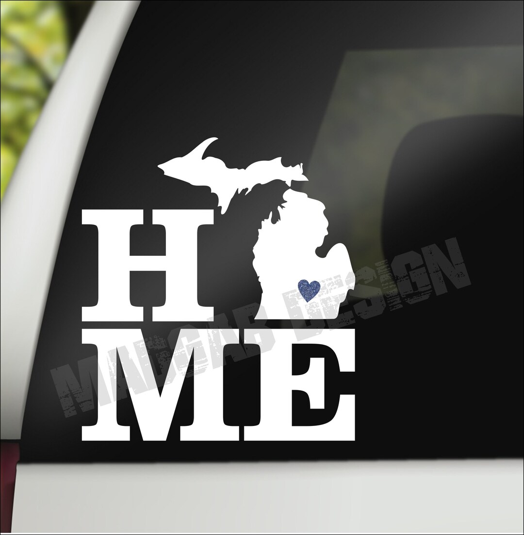 CUT FILE | Michigan Home | SVG Digital Download | Decal | T-shirt ...