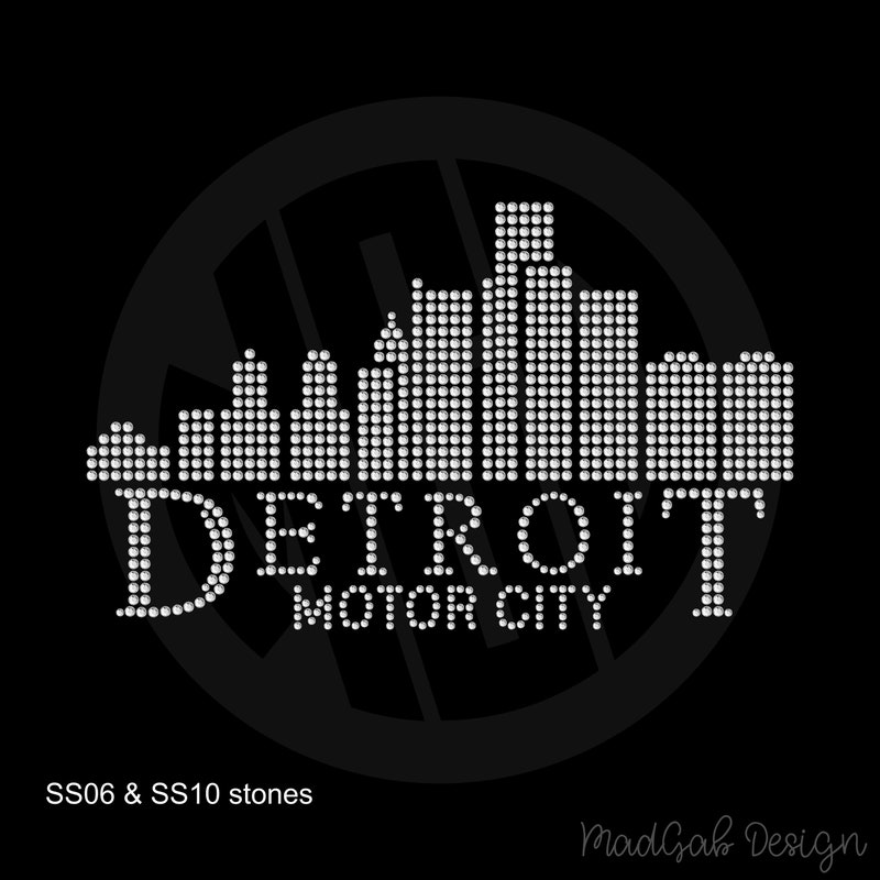 Detroit Skyline Svg - Etsy