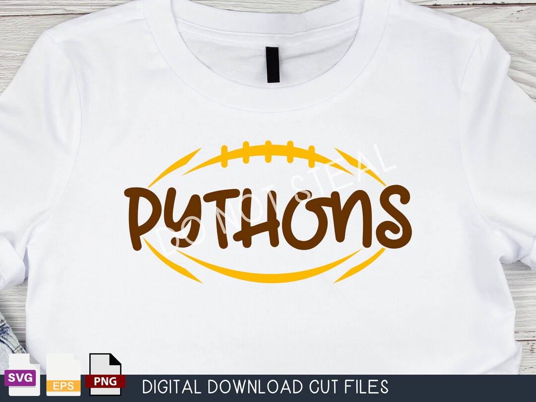 Pythons Football SVG Vinyl Cut File Digital Download DIY - Etsy