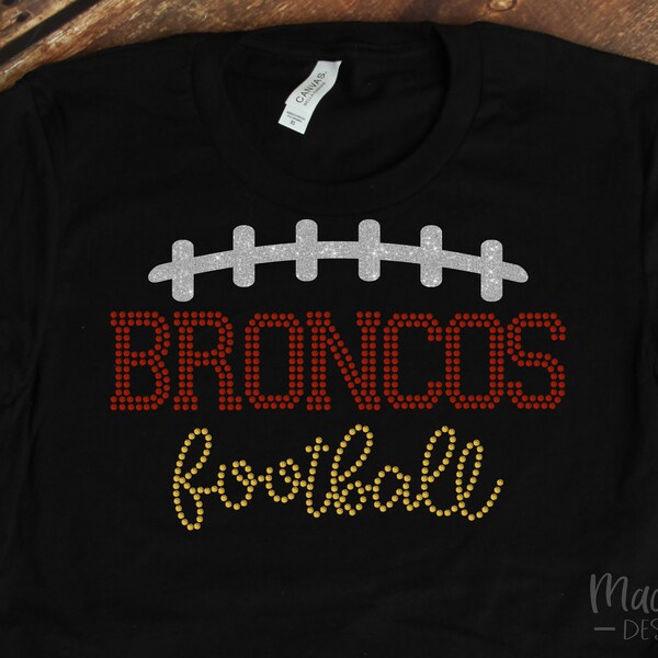 Broncos Rhinestones - Etsy