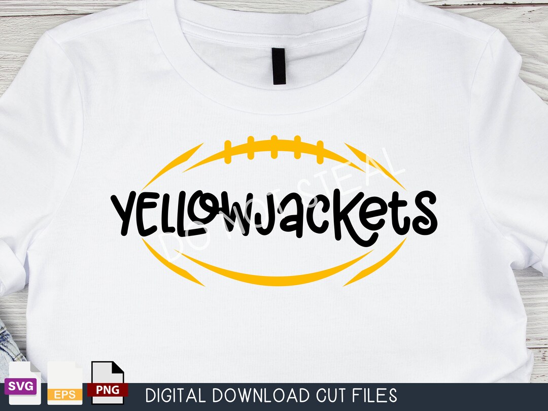 Yellowjackets Football SVG Vinyl Cut File Digital Download - Etsy