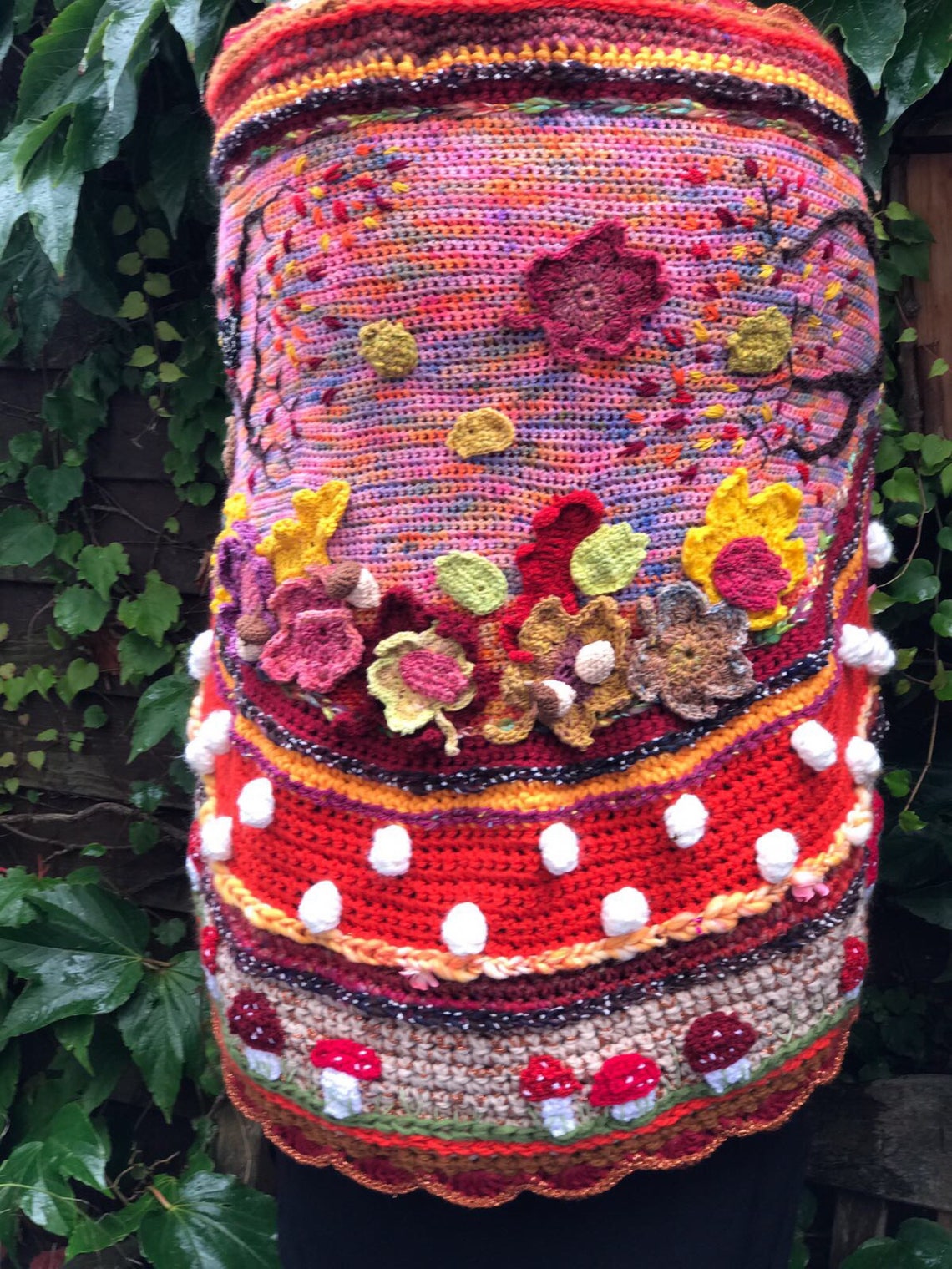 UK/USA Design Add-on Autumn Shawl Edition 2017 polleviewrap | Etsy