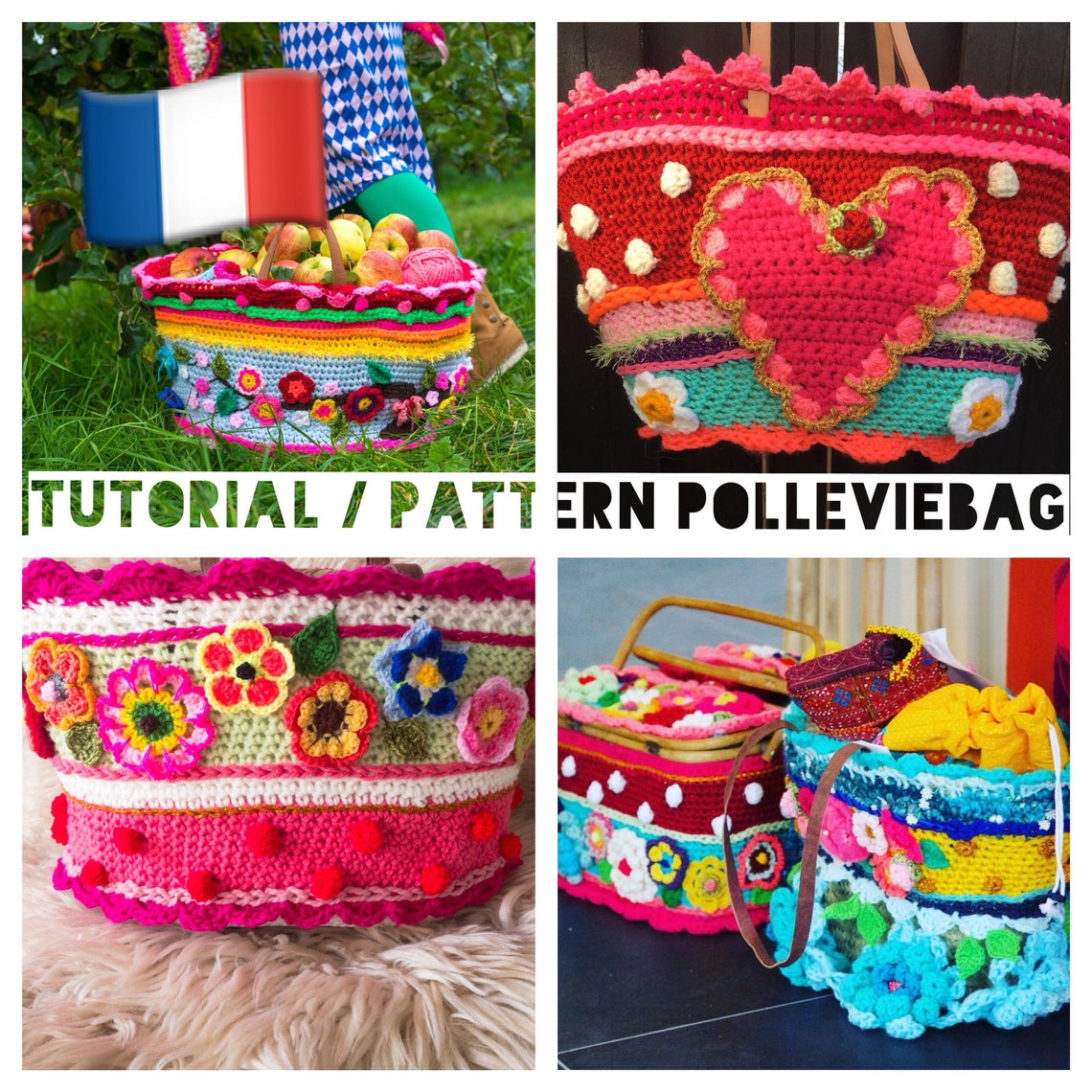 French Pattern/tutorial How to Make a polleviebag | Etsy