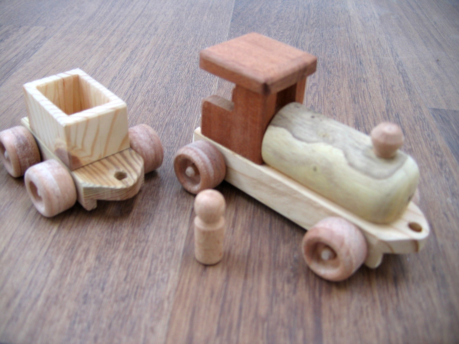 Trini the Wooden Toy Train - Etsy