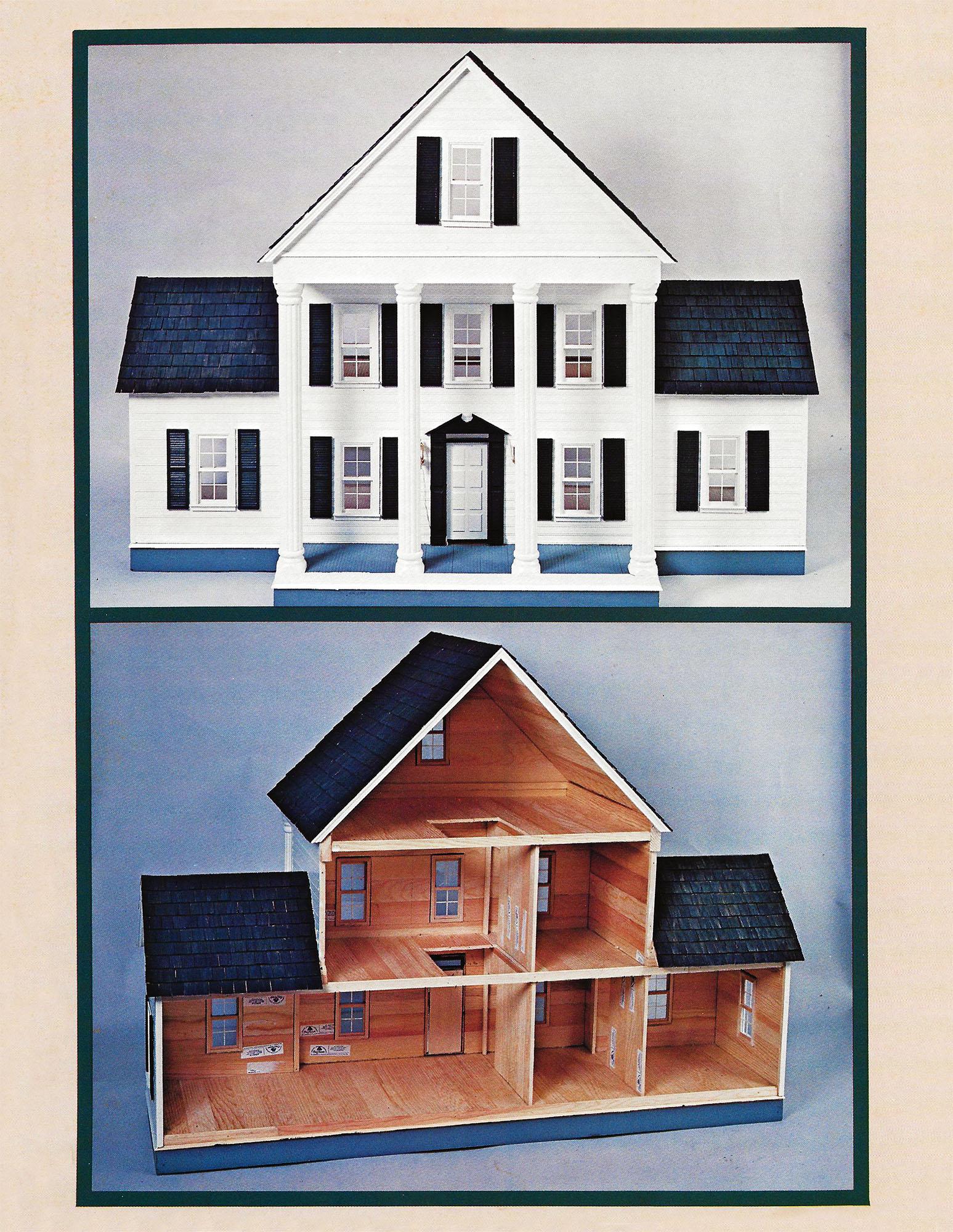 Vintage Miniature 1:12 Dollhouse Woodworking Plans Book - Dogwood ...