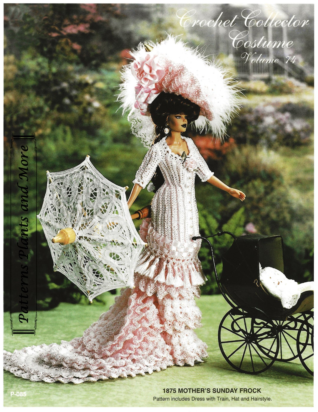 Crochet Pattern PDF Download 1875 Mother's Sunday Frock Ruffled Gown ...