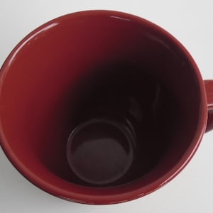 Red Large Coffee Mug "amelia" by MAINSTAYS Collection China Stoneware ...