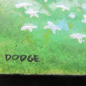 Handmade Metal Art: Children Playing in Flower Field, Signed Dodge - Etsy