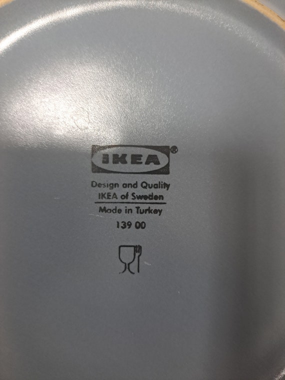 IKEA Collectible Salad Plate Dinera Gray by IKEA 8 139 00 by IKEA Etsy Canada