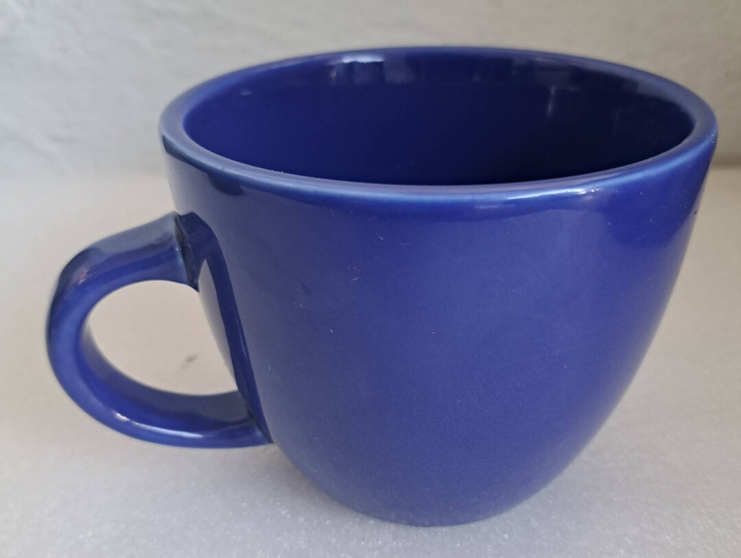 Project 62 Blue Color Gloss Finish Stoneware Collectible Large Coffee ...
