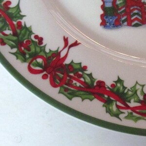 Christopher Radko Christmas Salad Plate: Holiday Celebration Tree, 8 3/ ...