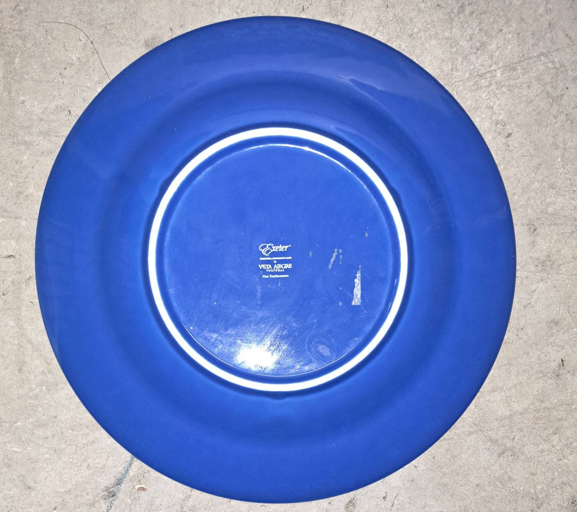 Exeter Vista Alegre Blue Color Fine Eartheware Collectible - Etsy