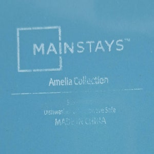 Mainstays Amelia Dinner Plate Lite Blue Embossed Finish by MAINSTAYS ...