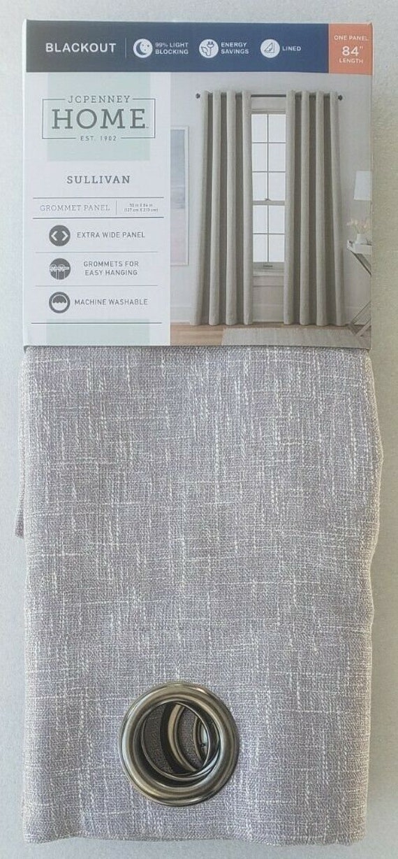 Brand New 1 JCP Home Sullivan PURPLE LAVENDER Blackout Grommet Curtain Panel 50 X 84 Etsy
