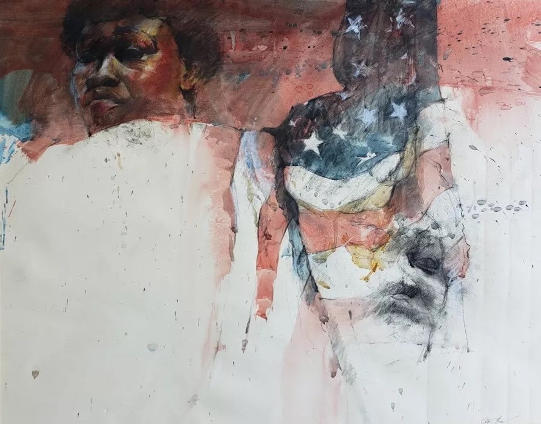 Rare 1987 Signed Alex Powers Original BLACK AMERICA Afro American ...