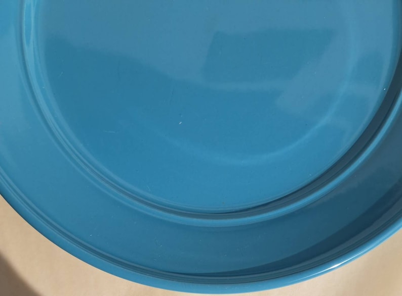 Mainstays Amelia Dinner Plate Lite Blue Embossed Finish by - Etsy