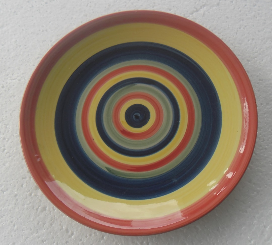 Swirl Multi-color Swirl Designs, Hand-painted Collection Collectible ...