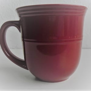 Red Large Coffee Mug "amelia" by MAINSTAYS Collection China Stoneware ...
