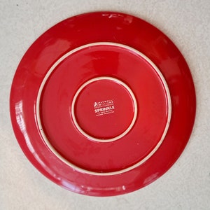 Maxwell & Williams Sprinkle Red Color Dinner Serving Plate Collectible ...