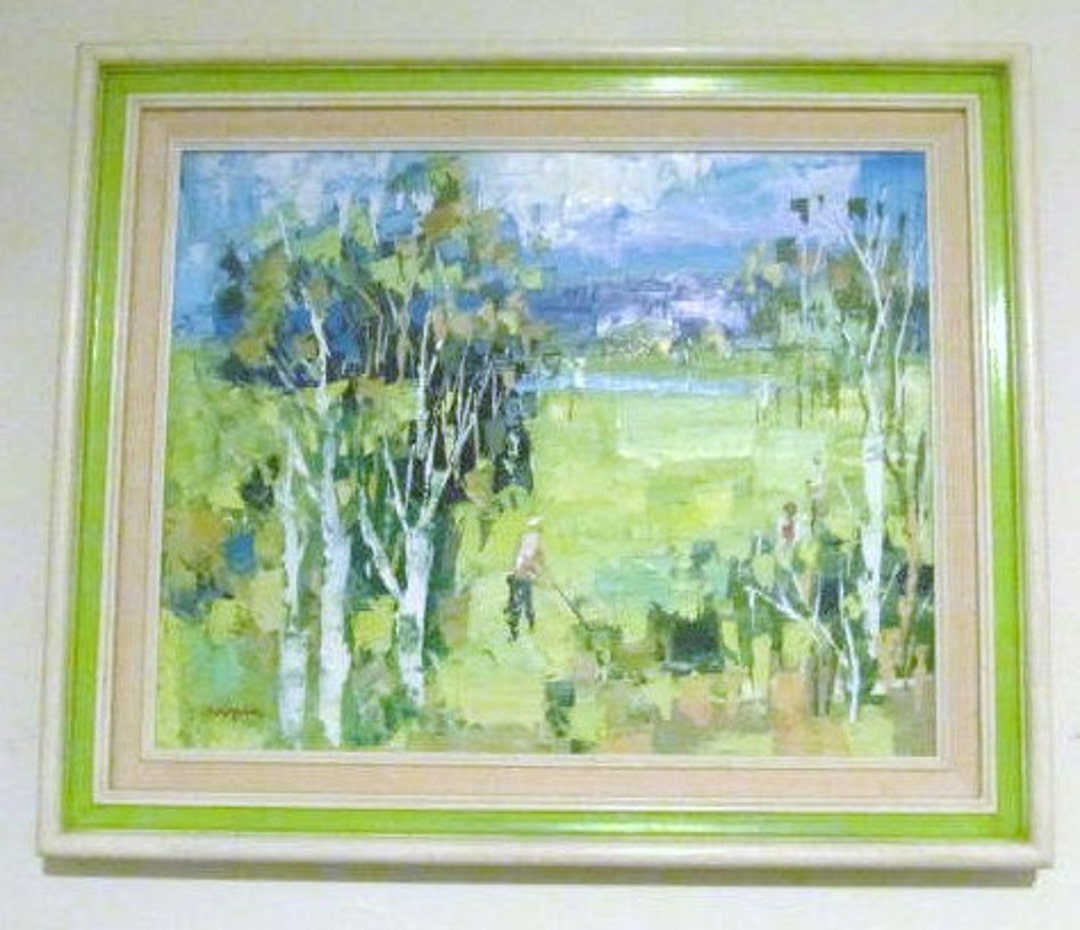 1970's RARE C. Harper Original Acrylic Framed Oil Painting Signed - Etsy