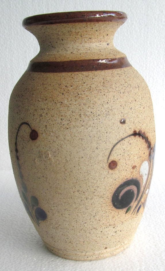 Tonala Handmade Ceramic Collectible Pottery Vase MEXICO by JC | Etsy