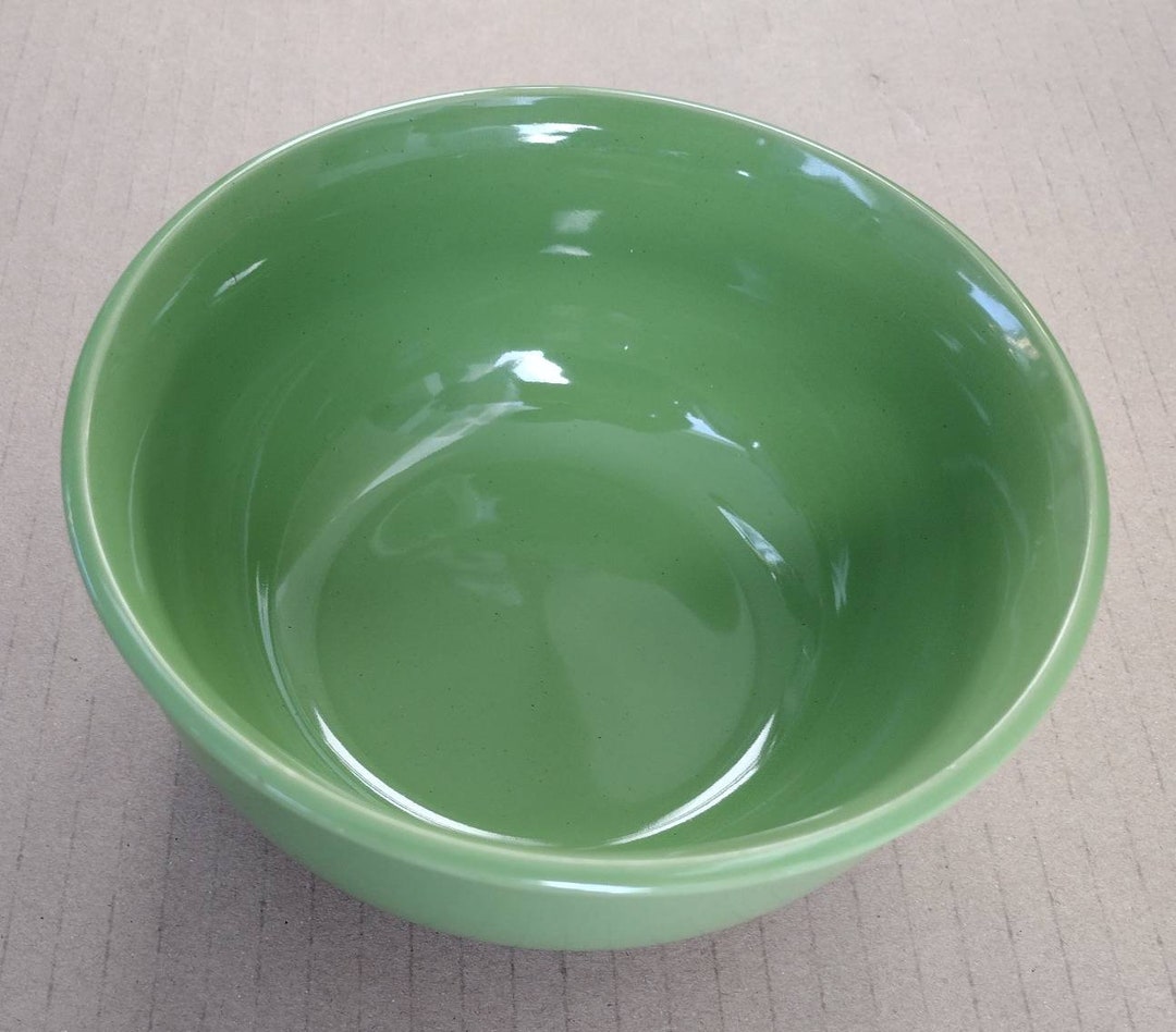 Royal Norfolk Green Color Stoneware Bowl, 6 In. Gloss Color Finish ...