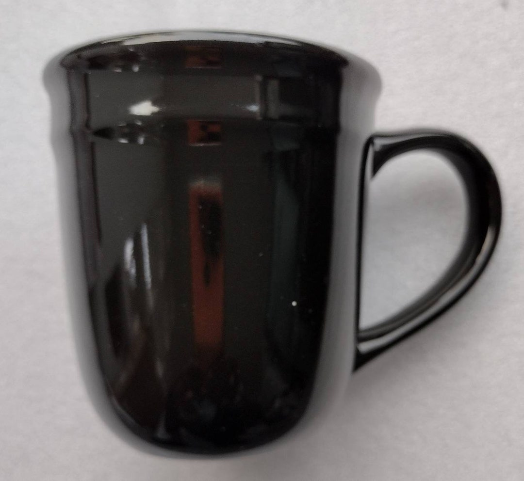Black Color Large Coffee Mug "amelia" by MAINSTAYS Collection China ...