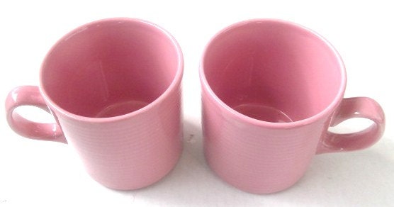 Vintage 2 Rose Color Concentrix Collectible Ceramic Mugs | Etsy