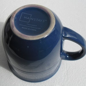 Royal Blue Large Coffee Mug "amelia" by MAINSTAYS Collection China ...