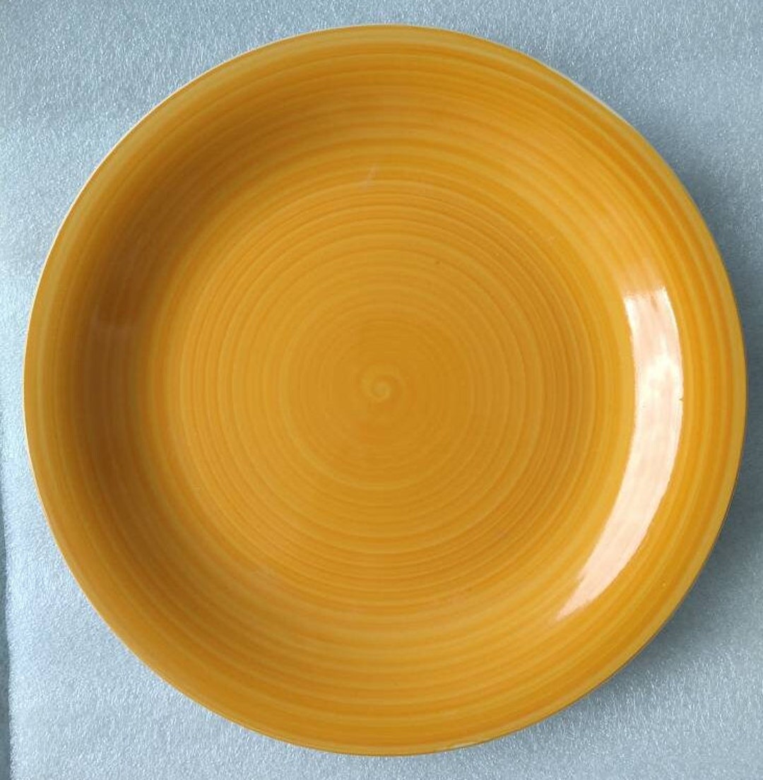 Royal Norfolk Handpainted Sun Flower Yellow Color Swirl Design ...