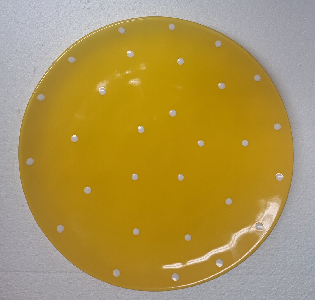 Maxwell & Williams Sprinkle Yellow Color Serving Plate Collectible ...