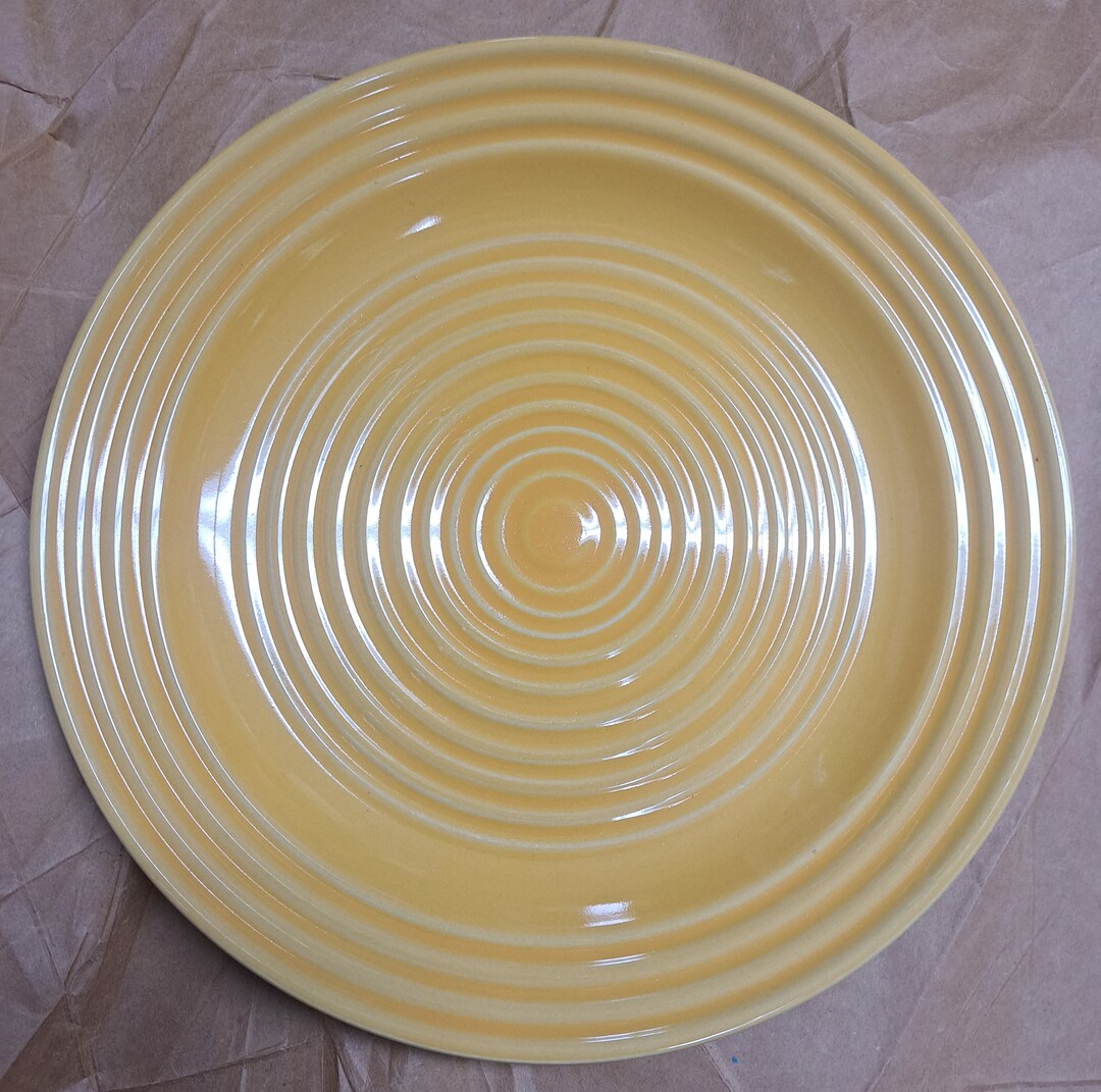 New Hometrends Classic Yellow Color Ceramic Collectible Dinner Plate - Etsy
