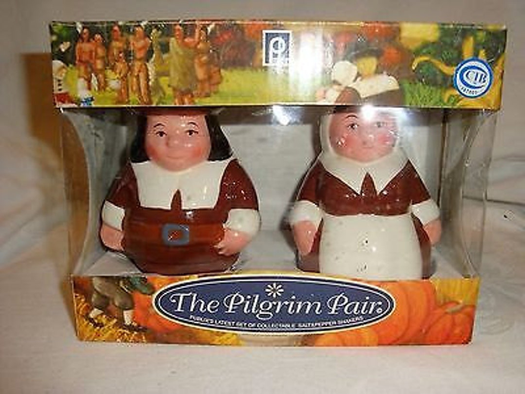 2001 the Pilgrim Pair" Thanksgiving Serving Salt & Pepper Shakers by Publix - Etsy