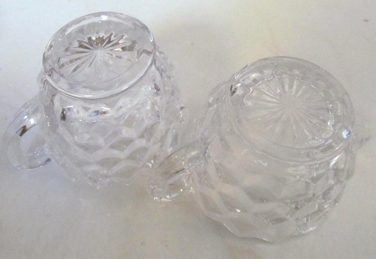 Vintage Indiana Glass Whitehall Pattern Clear Glass Mini Sugar | Etsy