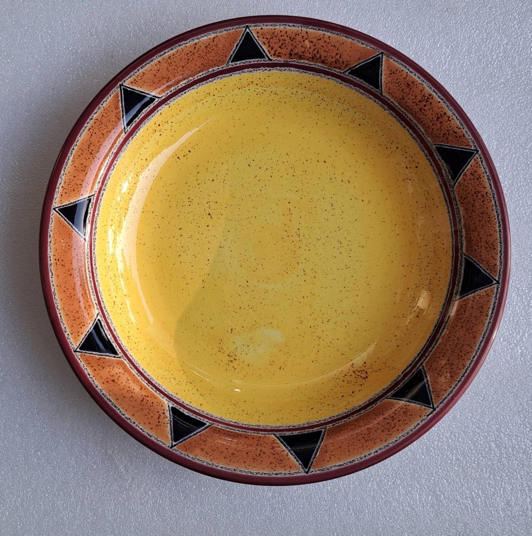 Artesa Sunflower Style Hand Painted Ceramic Cereal Bowl, Dinnerware ...