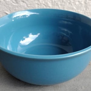 Royal Norfolk Blue Stoneware Bowl, 6 In. Gloss Color Finish Stoneware ...