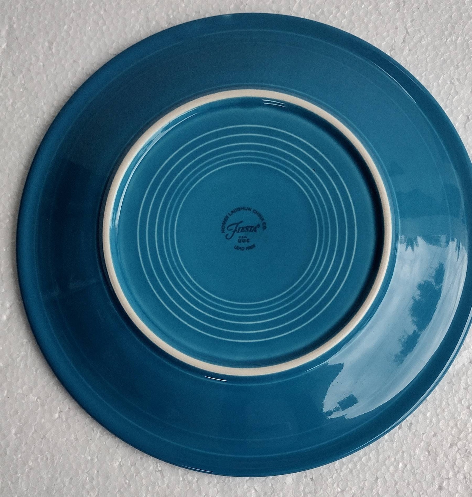 Original Genuine Collectible Fiesta-blue Color Dinner Plate by - Etsy