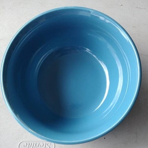 Royal Norfolk Blue Stoneware Bowl, 6 In. Gloss Color Finish Stoneware ...