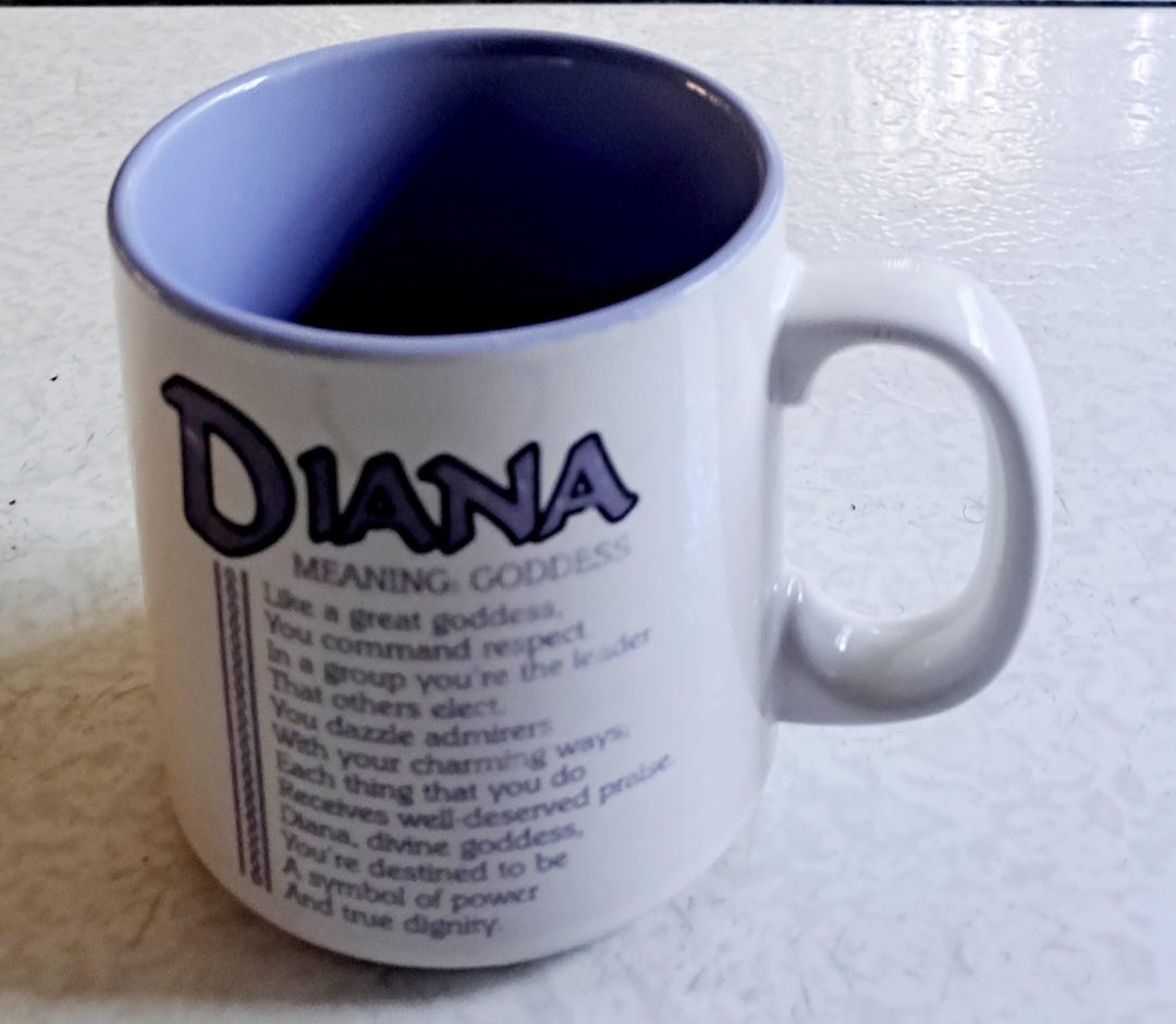 Diana Name Meaning diana Poem by Marci G. Coffee Collectible Name Mug ...