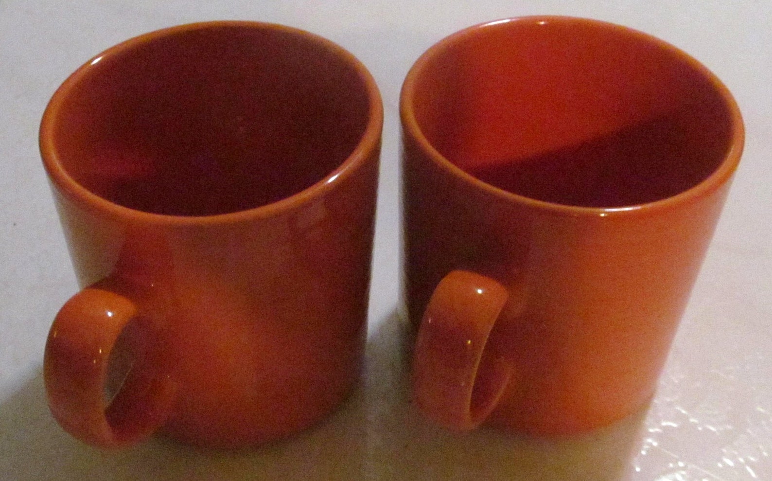 Concentrix 2 Orange Color China Stoneware Large Mugs by - Etsy