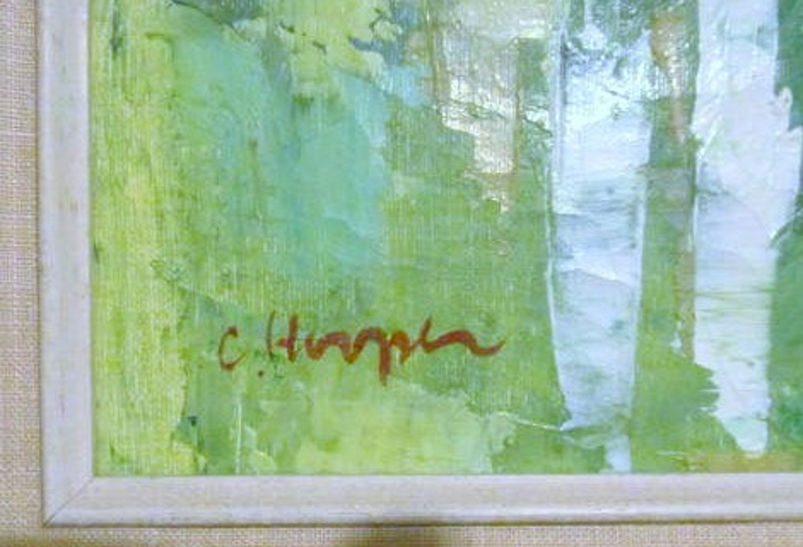 1970's RARE C. Harper Original Acrylic Framed Oil Painting | Etsy