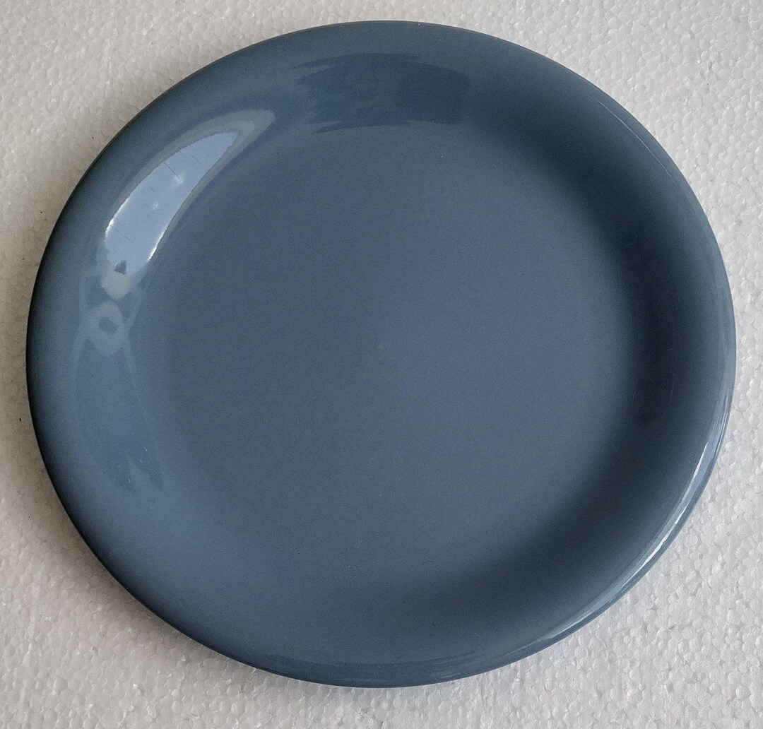 Vintage Newcor Stoneware Powder Blue Pattern Collectible Dinner Plate ...
