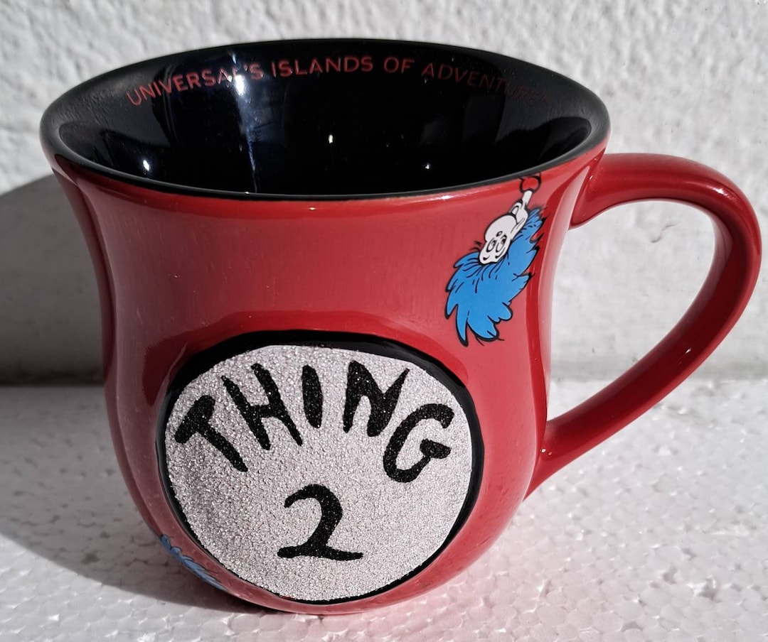 Dr. Seuss Universal Island of Adventure Collectible "thing 2" Ceramic ...