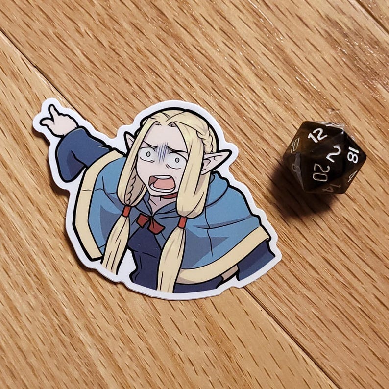 Dungeon Meshi Marcille Meme Sticker - Etsy