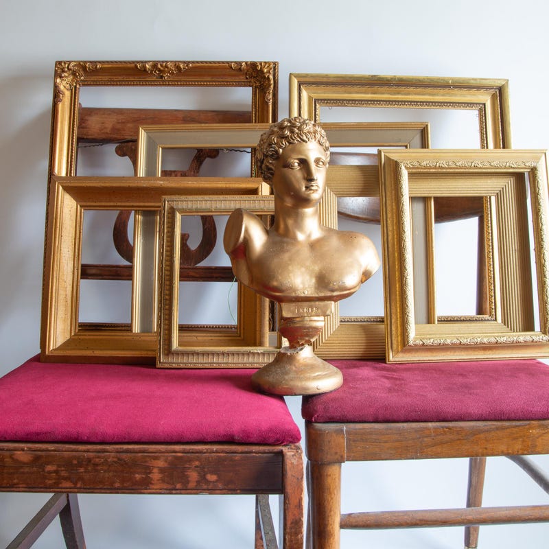 Gold Picture Frames - Etsy