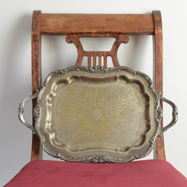 Silver Butler Tray - Etsy