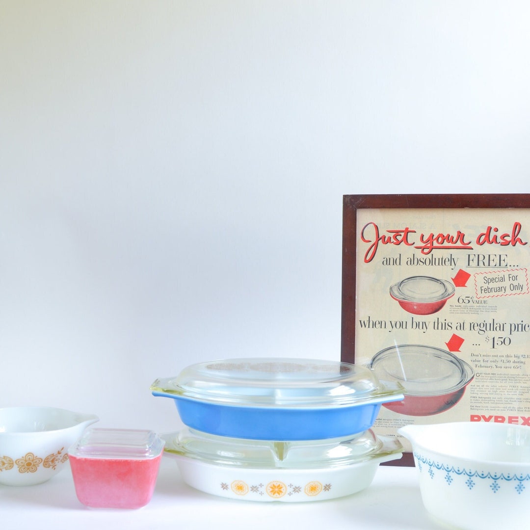 Pyrex Casseroles | Pyrex Collection | Pyrex Gold Butterfly | Blue Pyrex ...