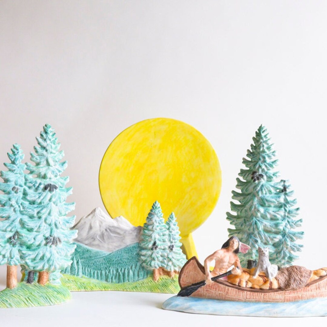 Native American | Indigenous Decor | Kitchy Plaster Vignette American ...