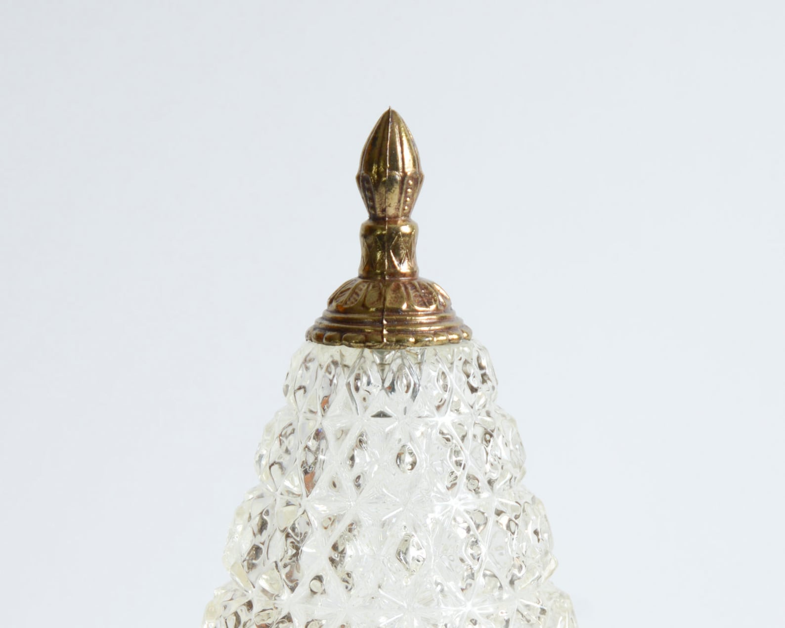 Vintage Diamond Point Glass Light Cover Pendant Light Cover | Etsy