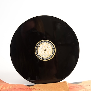 Rare Vintage Unrecorded Aluminum LP Record – Blank Audio Disc for Oral ...